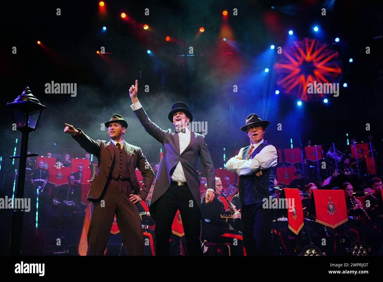 Performers take part in a rehearsals for the annual Mountbatten ...