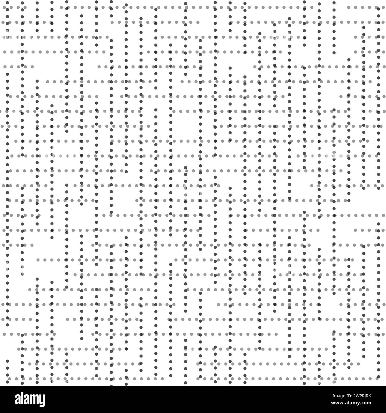 Geometric pattern of a set of points. Seamless composition. A template ...