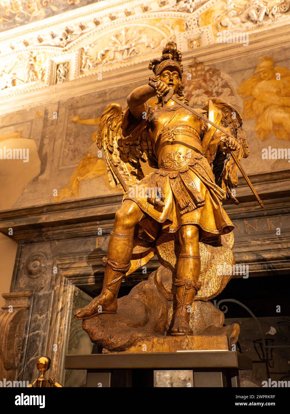 Inside the Castle Sant'Angelo, Rome Stock Photo - Alamy