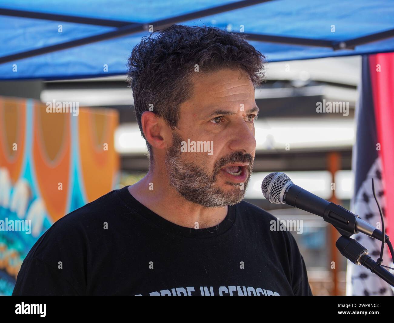 Australia, Canberra, 9 March 2024. Musa addresses Canberrans at a ...