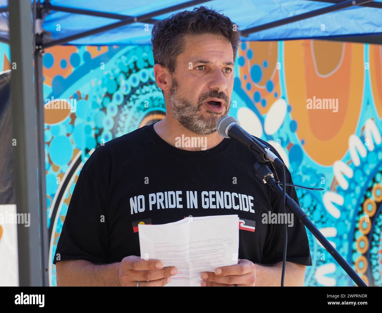 Australia, Canberra, 9 March 2024. Musa addresses Canberrans at a ...