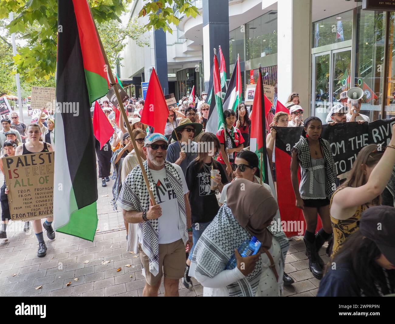 Australia, Canberra, 9 March 2024. For the 22nd consecutive weekend ...