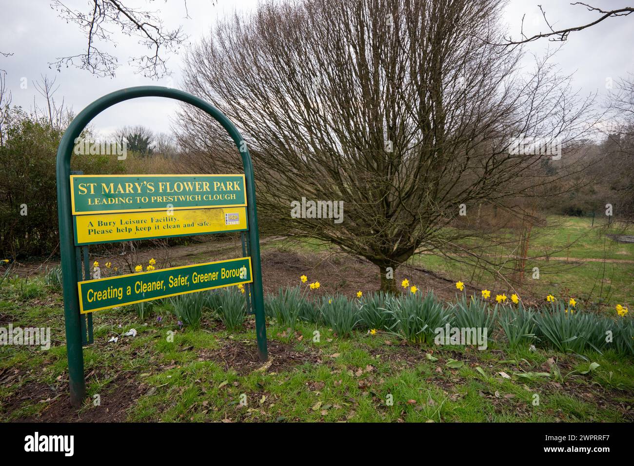 St Mary's Flower Park Prestwich. Prestwich is a town in the ...