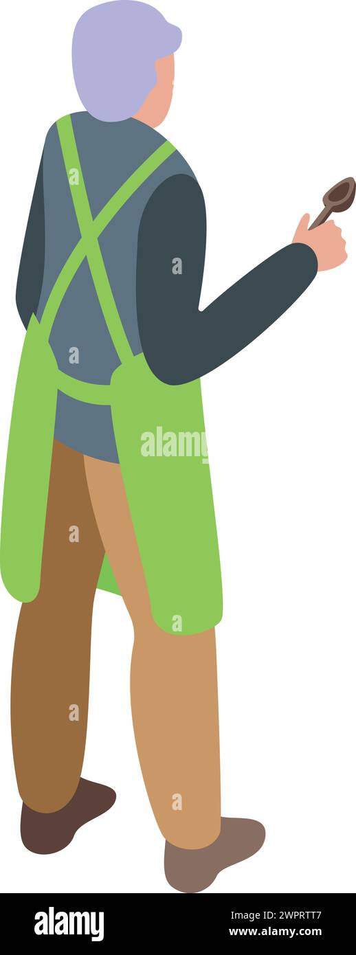 Mature man woman cooking Cut Out Stock Images & Pictures - Alamy