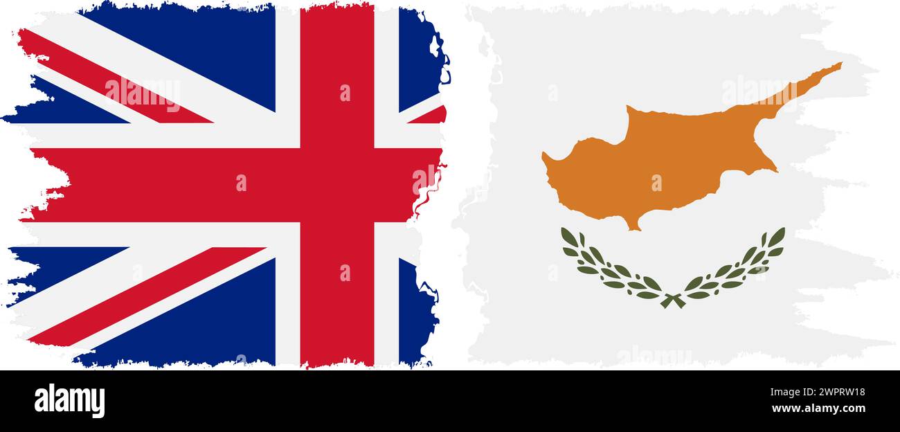 Cyprus united kingdom flag hi-res stock photography and images - Alamy