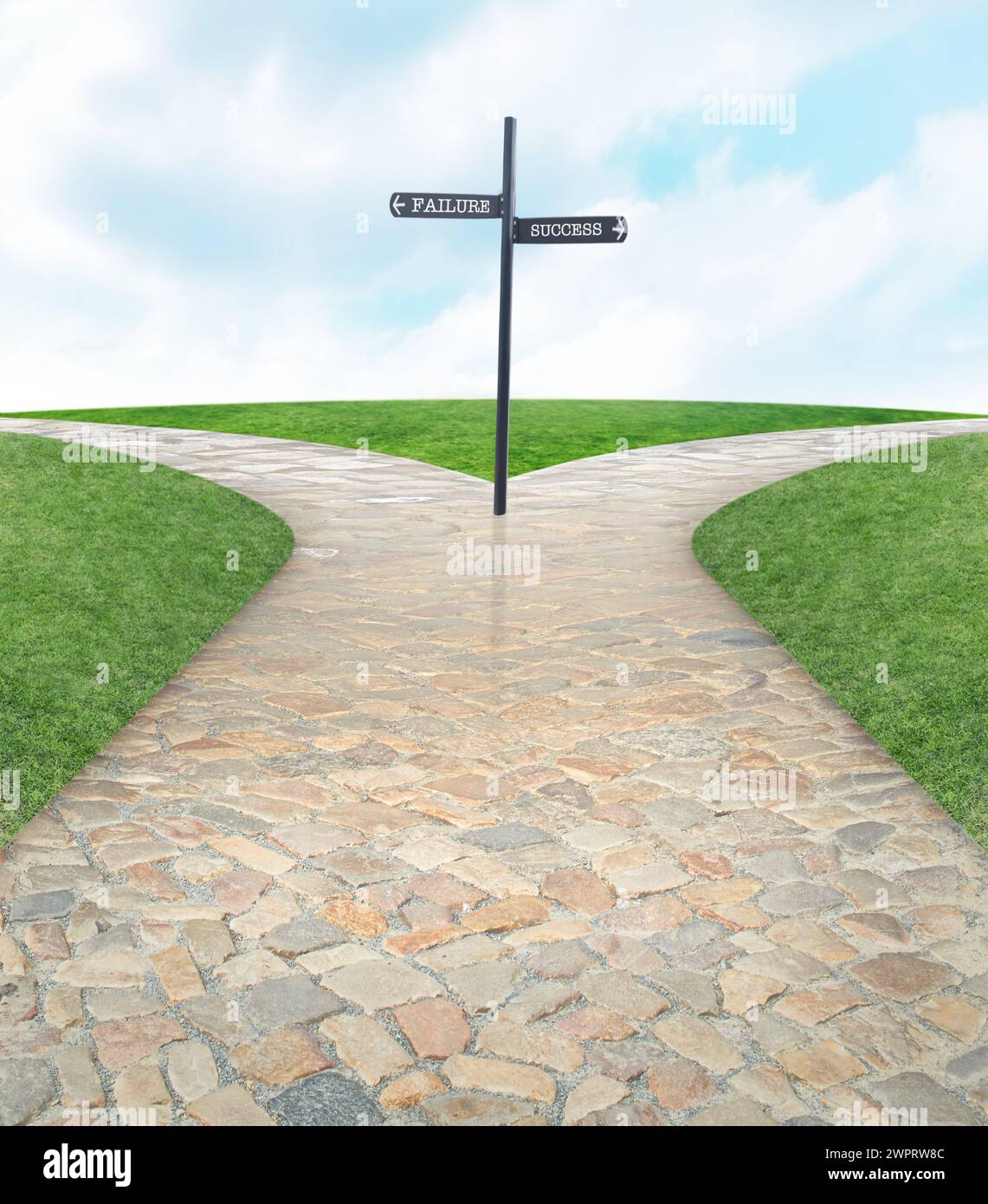 Crossroads concept life hi-res stock photography and images - Alamy