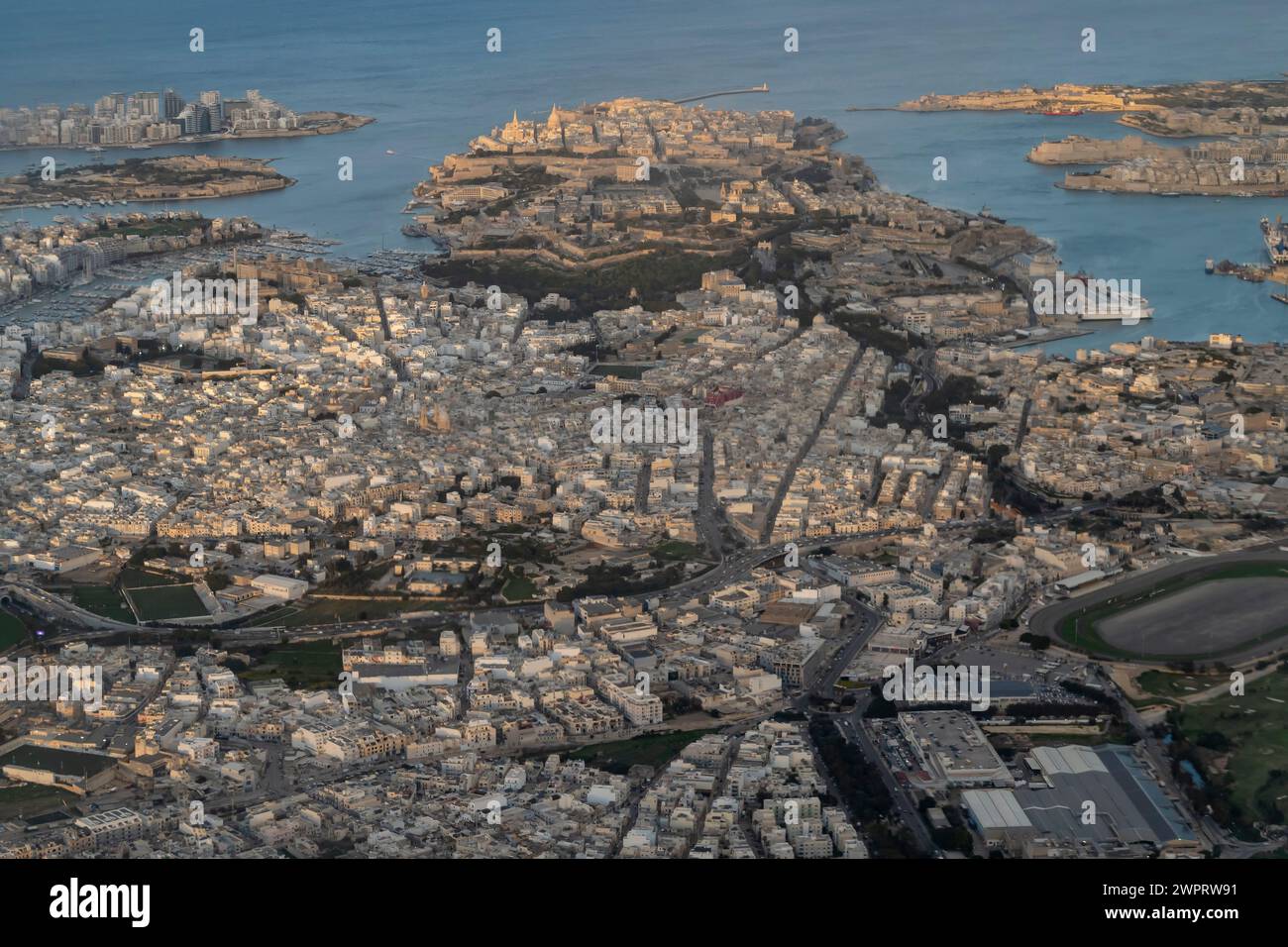 Aerial view sliema city malta hi-res stock photography and images - Alamy