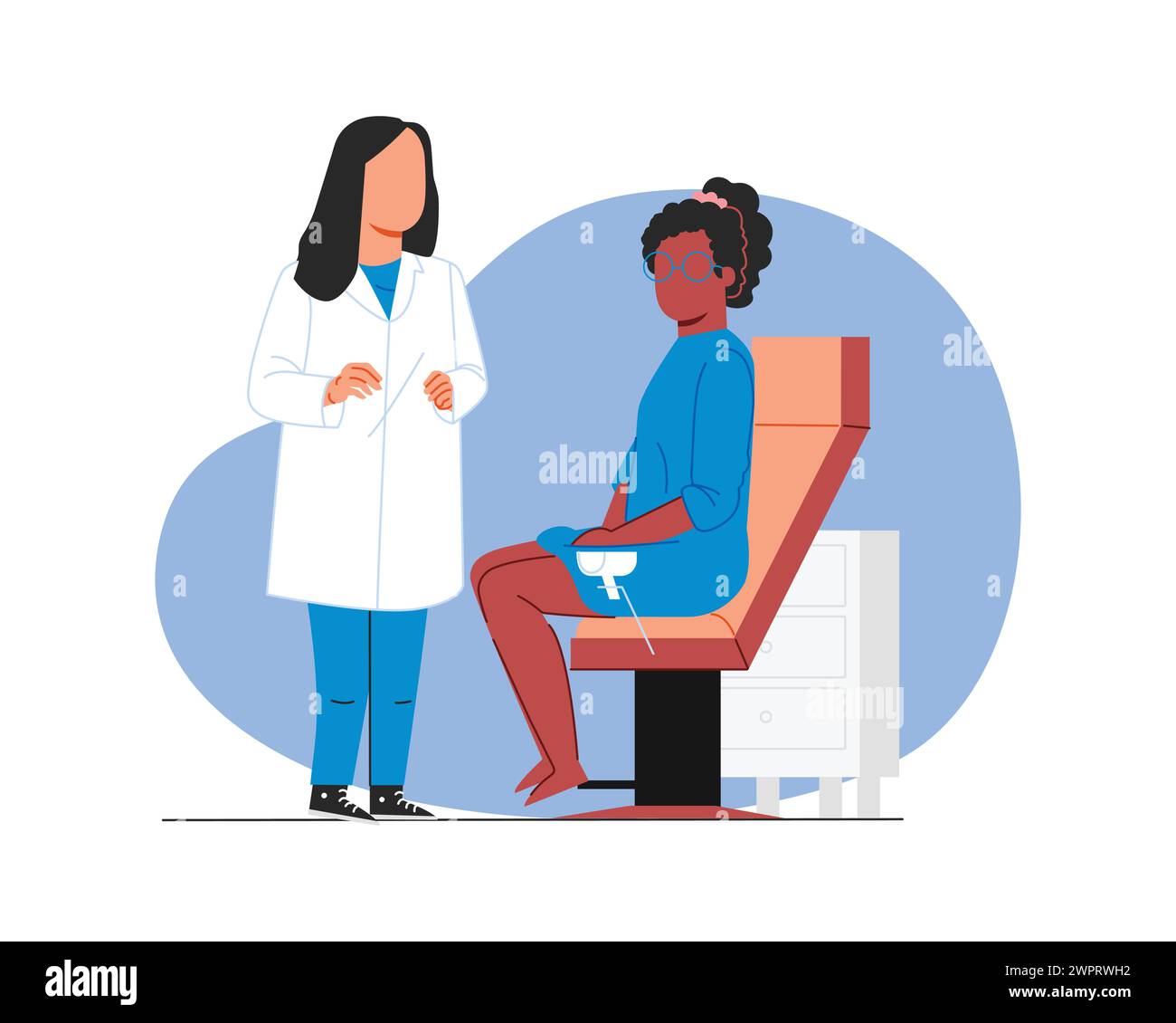 Medical consultation in hospital Stock Vector Images - Alamy
