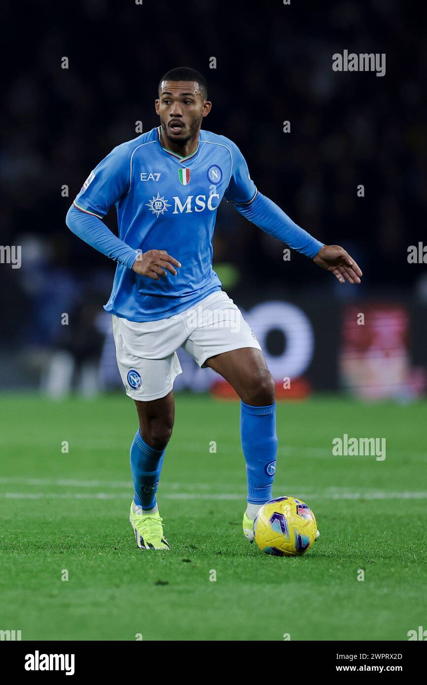 SSC Napoli's Brazilian defender Juan Jesus controls the ball during the ...