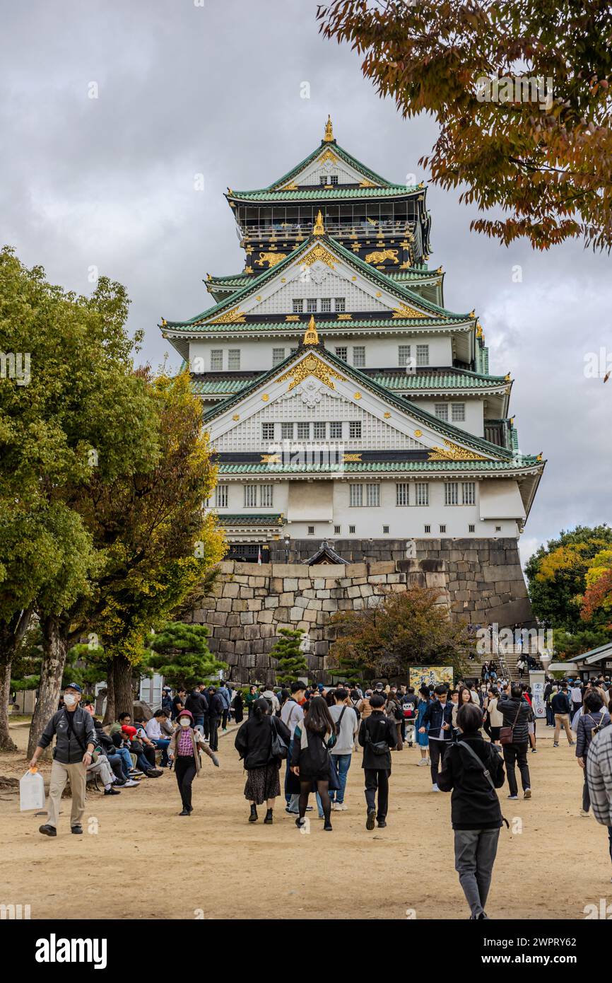 Osaka castle map hi-res stock photography and images - Alamy