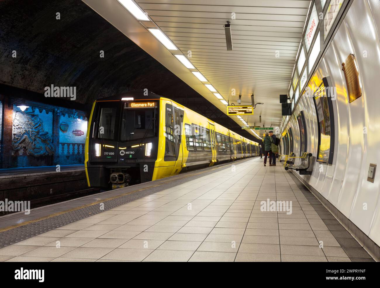 Merseyrail Stadler class 777 electric train 777030 at Liverpool James ...