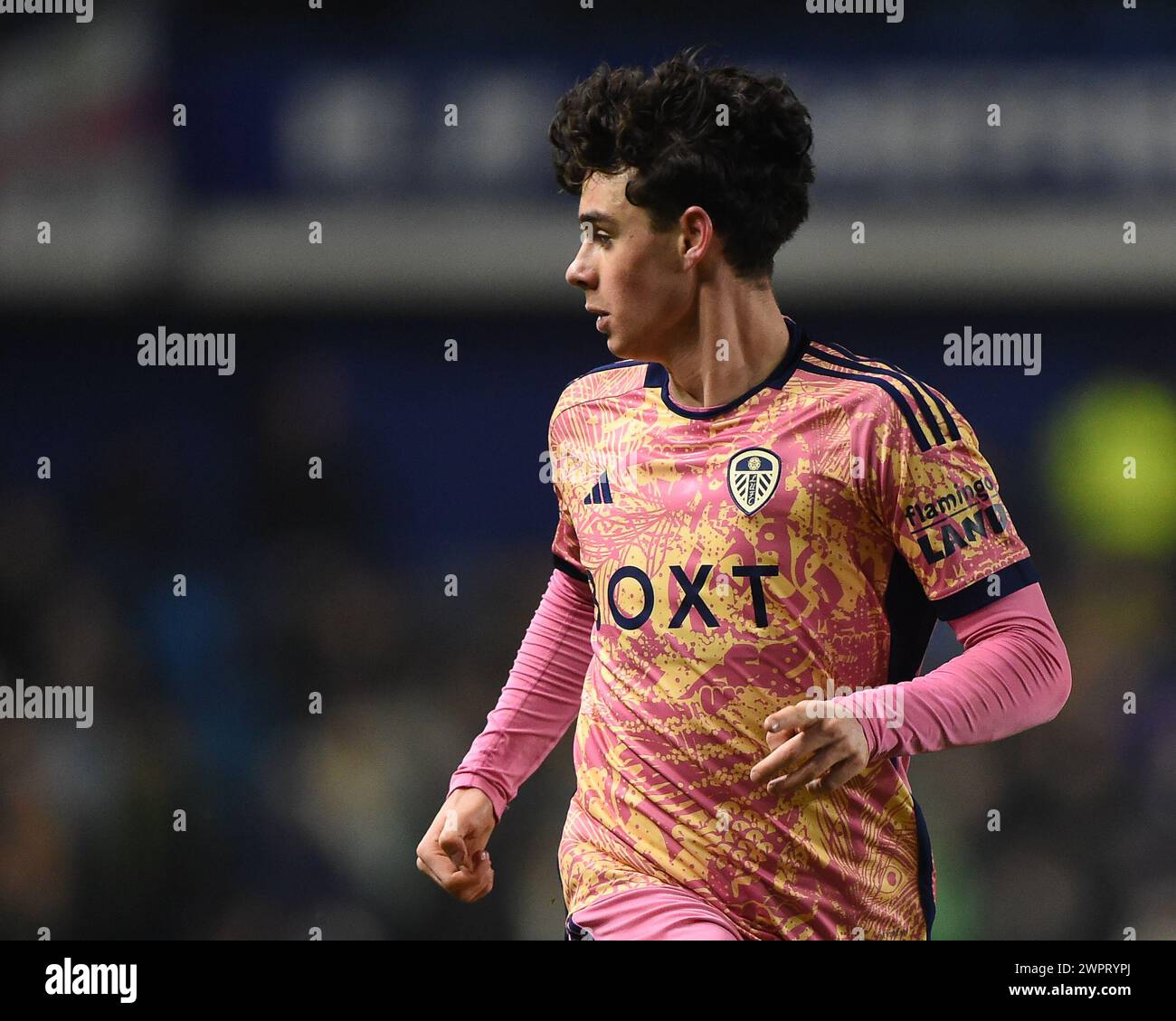 Archie Gray of Leeds United during the Sky Bet Championship match ...