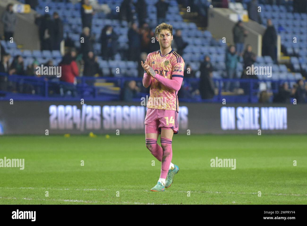 Joe Rodon of Leeds United during the Sky Bet Championship match ...