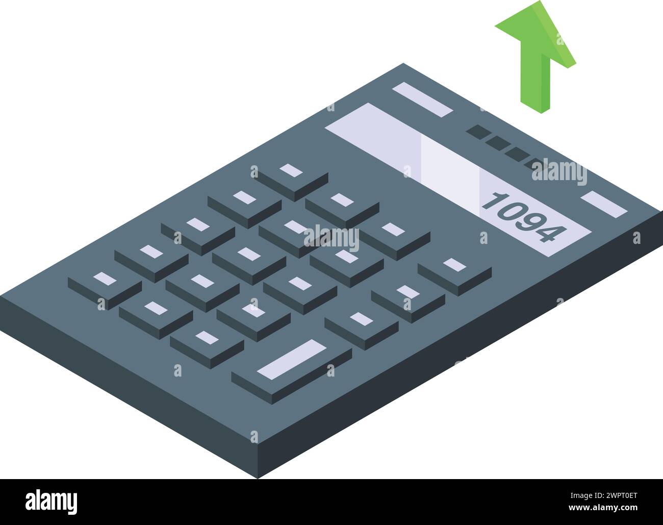 Conversion calculator icon isometric vector. Payment transfer convert ... Conversion calculator icon isometric vector. Payment transfer convert ...