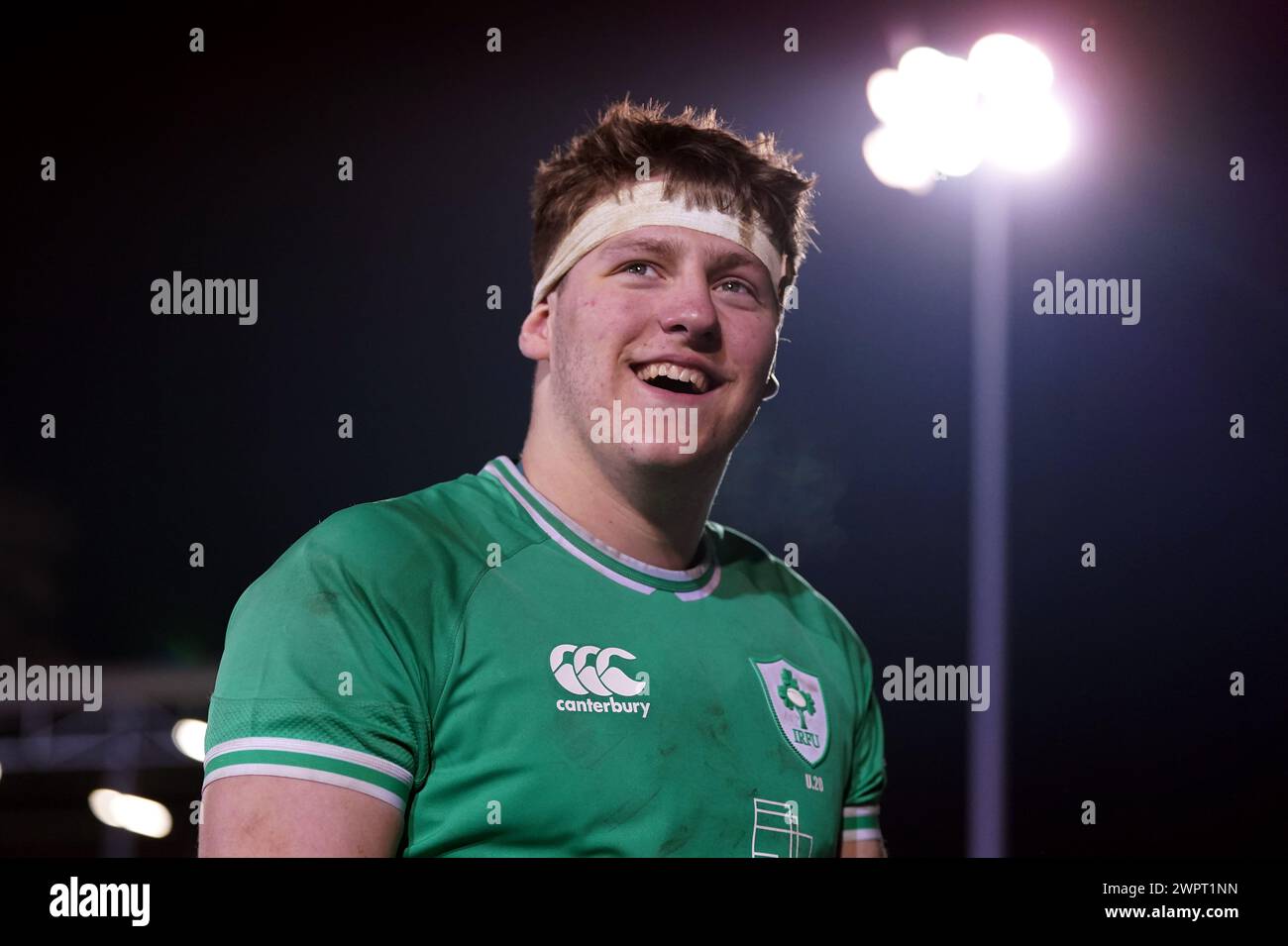 Ireland's Luke Murphy during the 2024 U20 Six Nations Championship ...