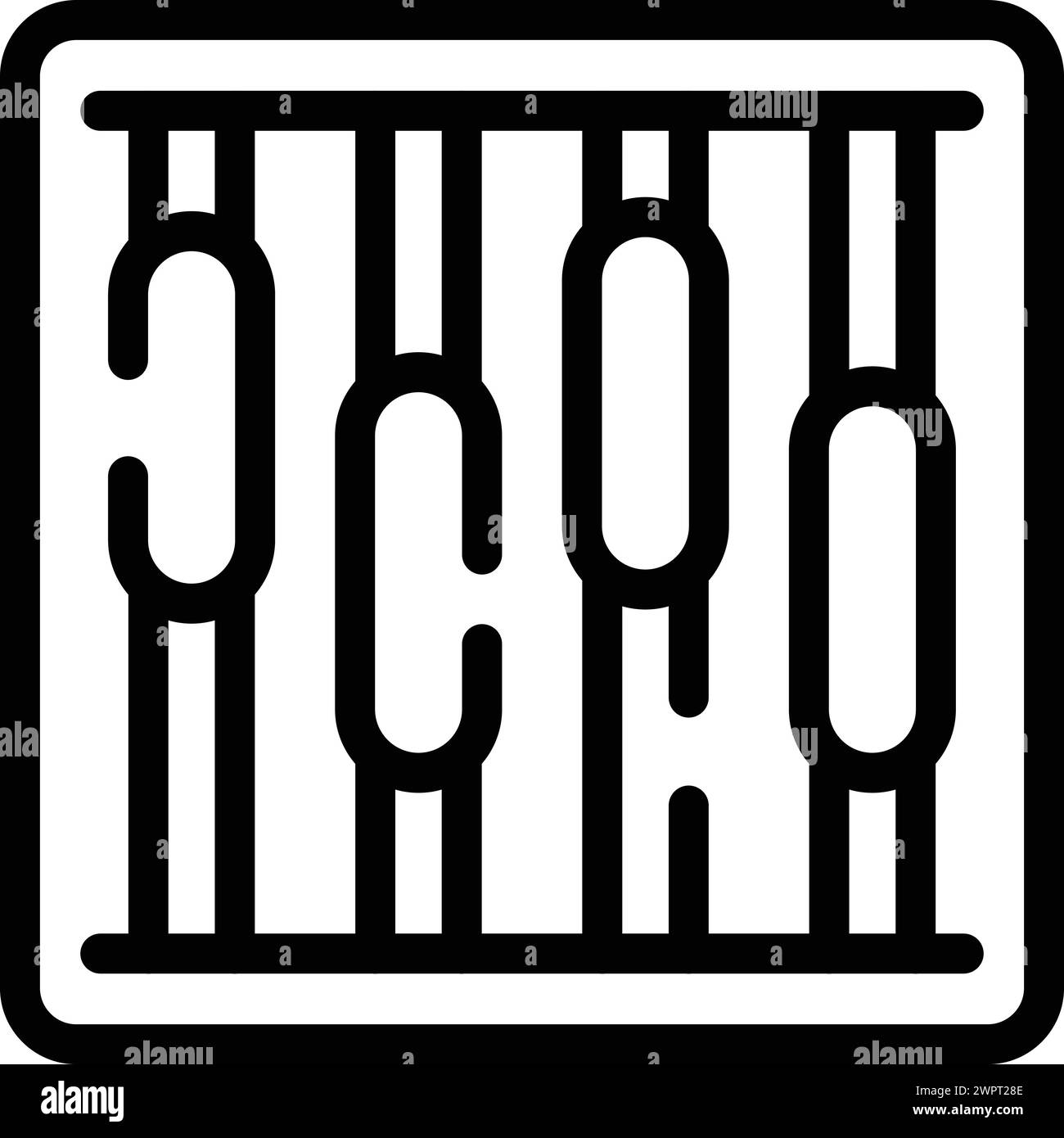 Congestion regulation icon outline vector. Traffic management ...