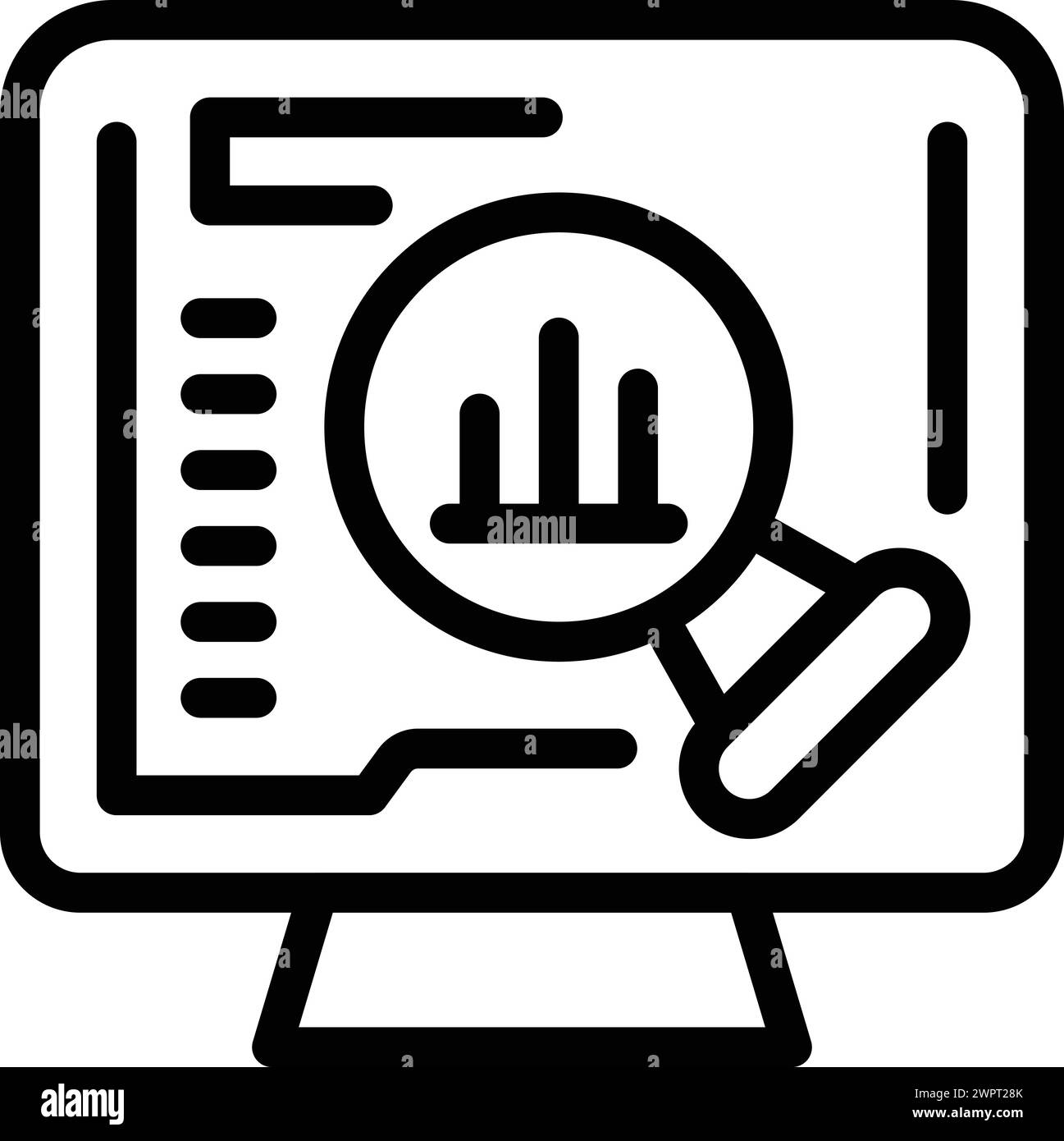 Online traffic control icon outline vector. Digital road network ...