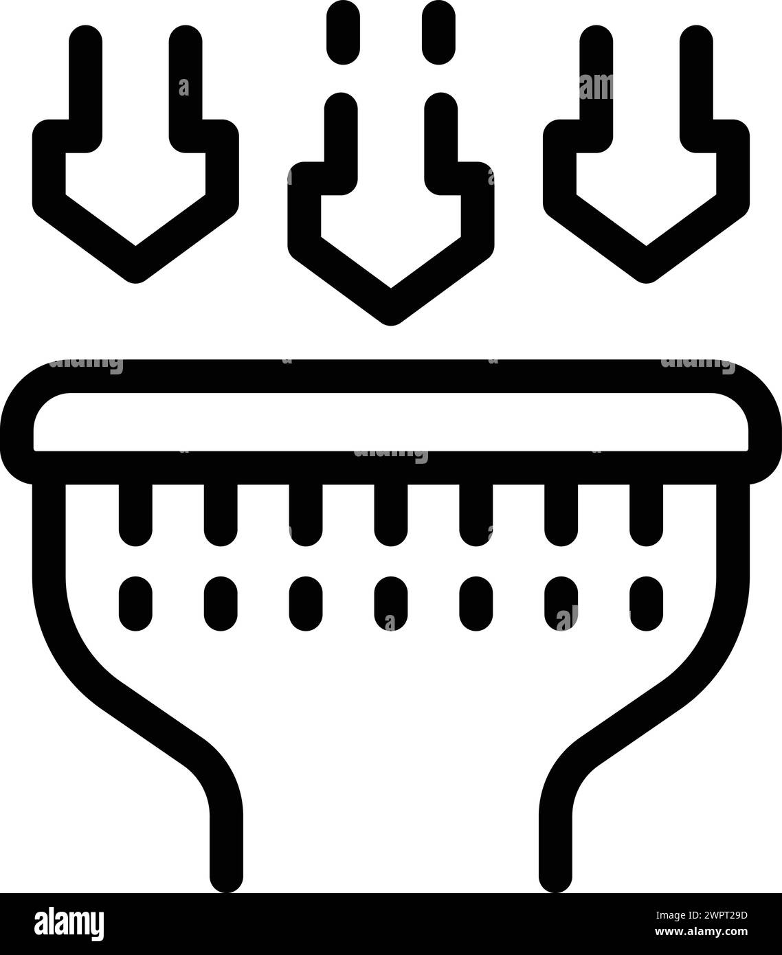 Traffic control icon outline vector. Road operations management ...