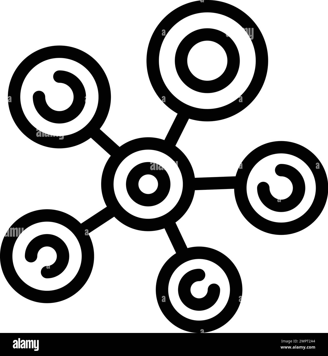 Congestion management icon outline vector. Urban traffic development ...