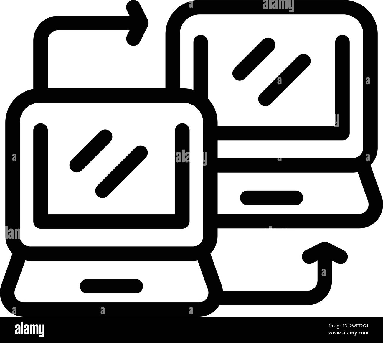 Traffic logistics system icon outline vector. Urban transport ...
