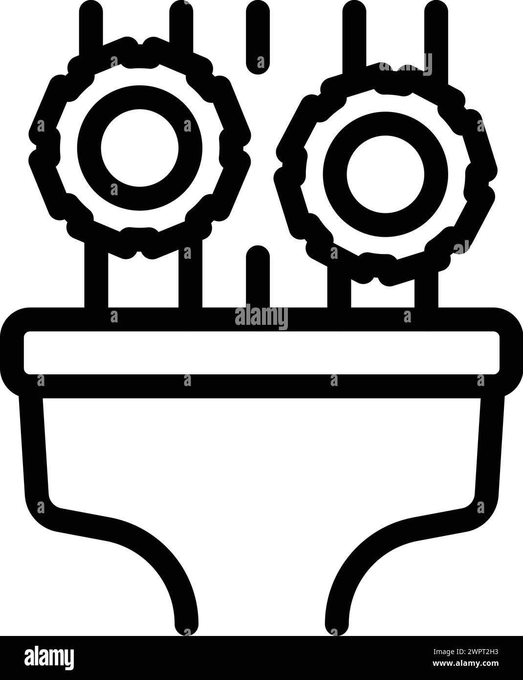 Traffic flow processing icon outline vector. Urban development system ... Traffic flow processing icon outline vector. Urban development system ...