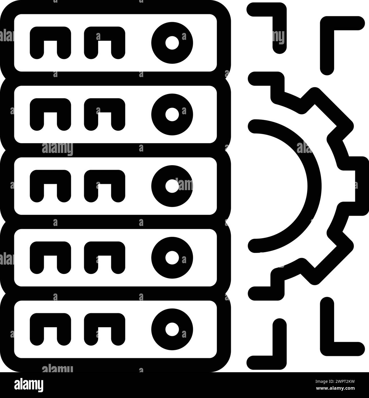 Traffic handling system icon outline vector. Road operations monitoring ...