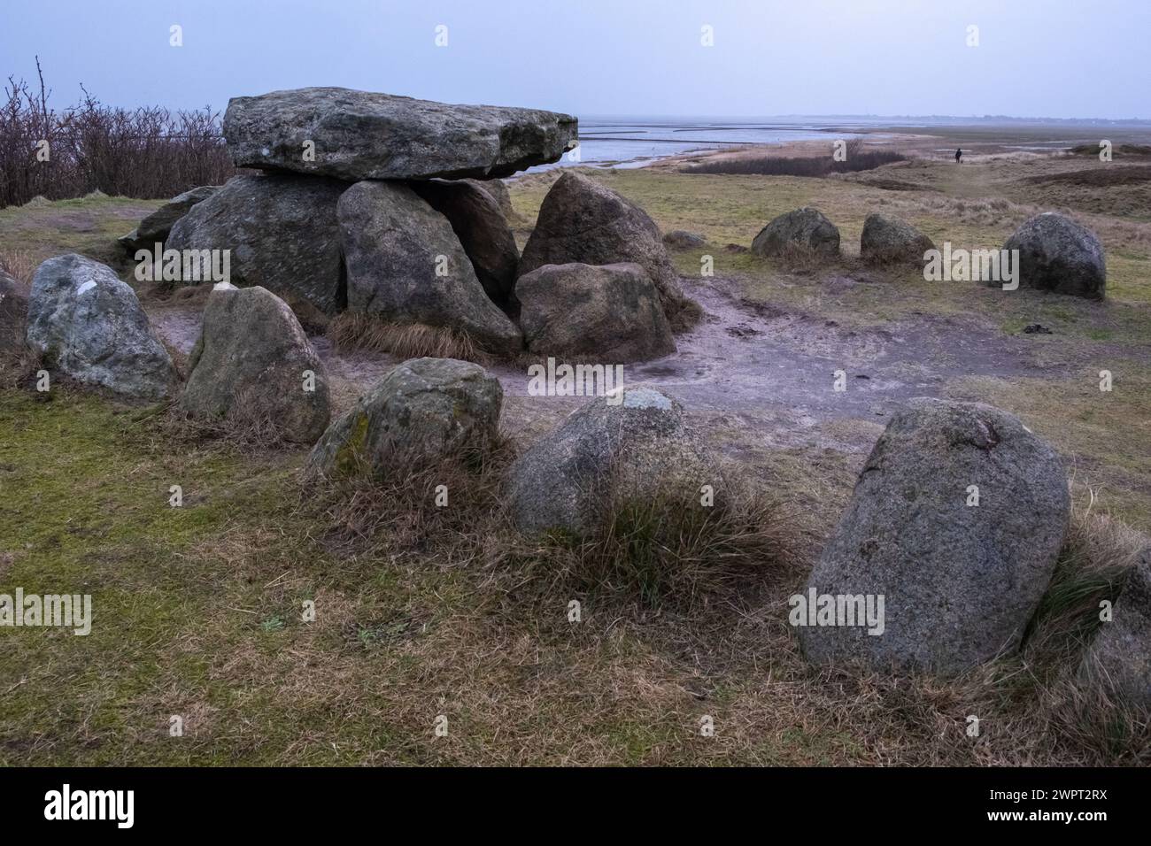 Large megalithic stone grave near Keitum, Sylt, Germany Stock Photo - Alamy