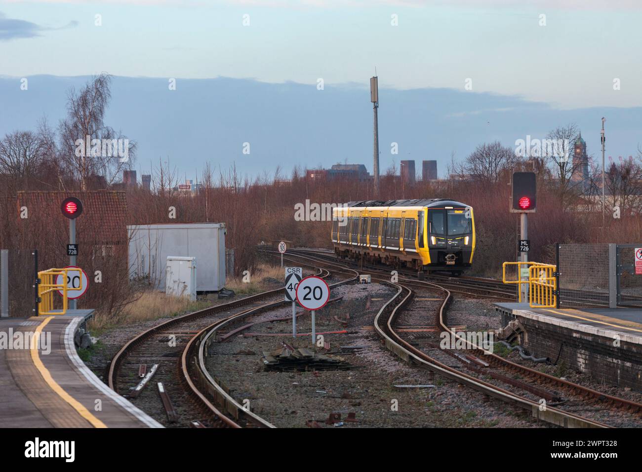 04/01/2024 Rock Ferry 777030 2C34 1431½ Chester to Chester Stock Photo ...