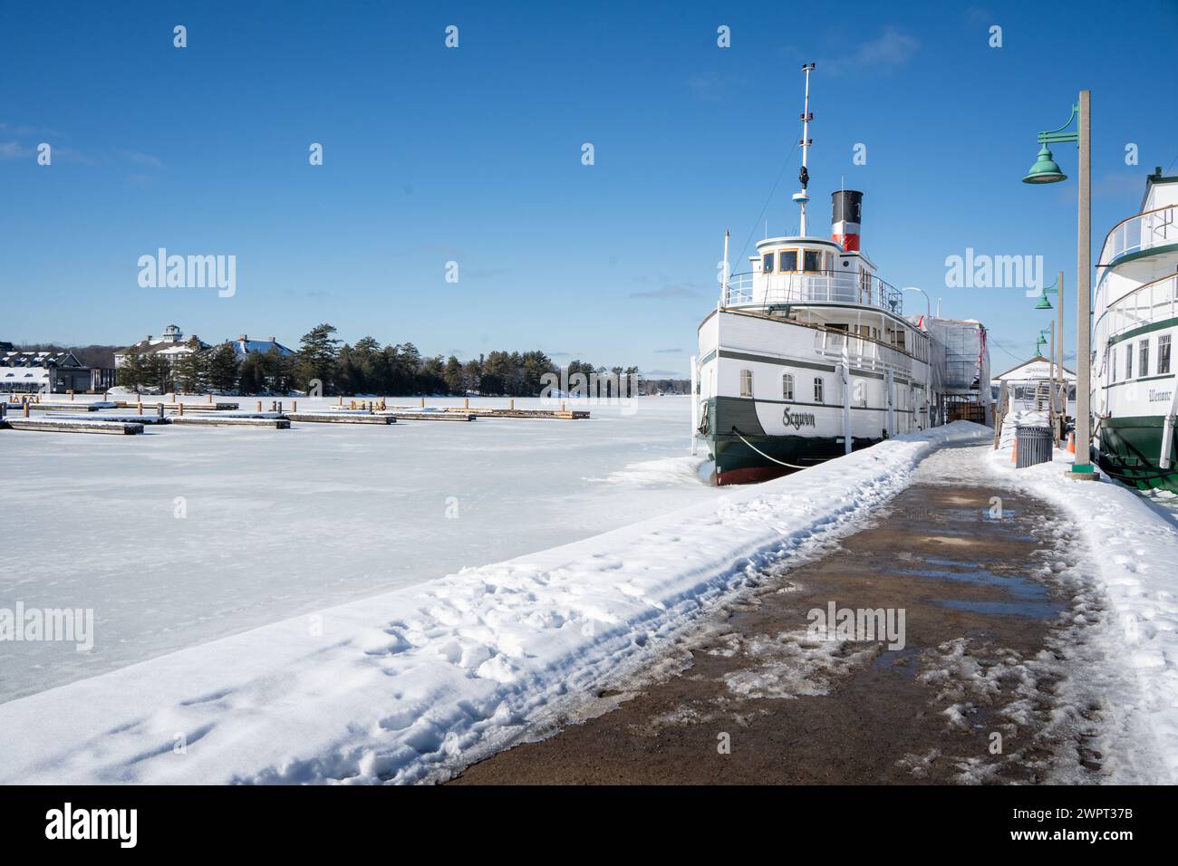 The RMS Segwun Steamship in Muskoka. Gravenhurst Ontario Canada Stock ...