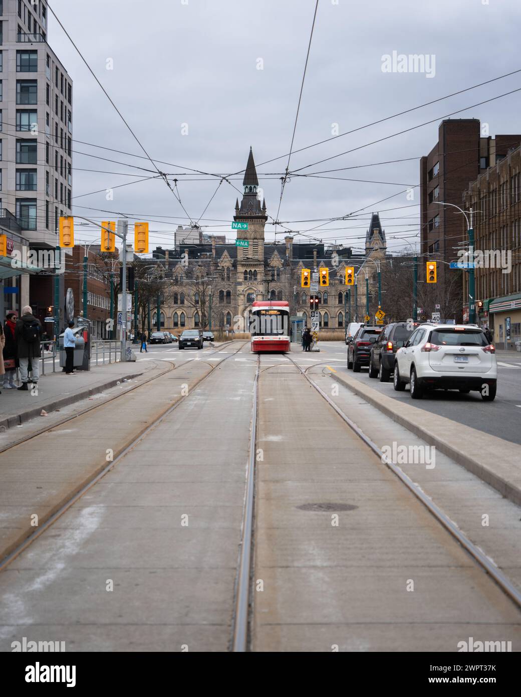 The TTC trolley outside the Toronto museum Stock Photo - Alamy