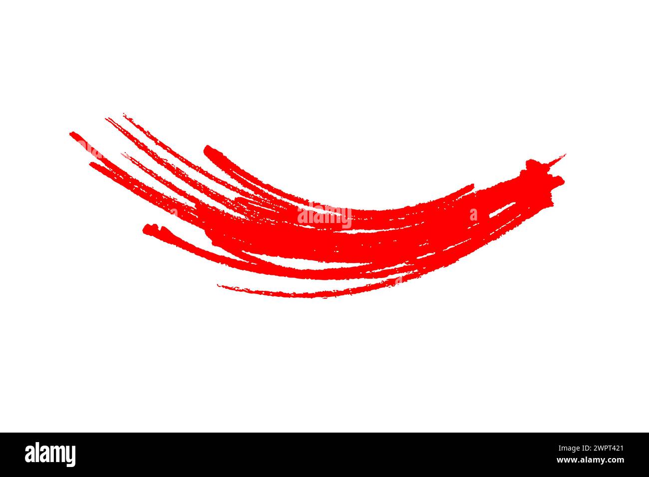 Enso zen curved brush stroke japanese brush symbol vector illustration ...