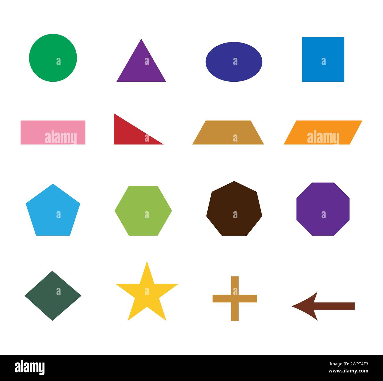 Oval shapes for kids Stock Vector Images - Alamy