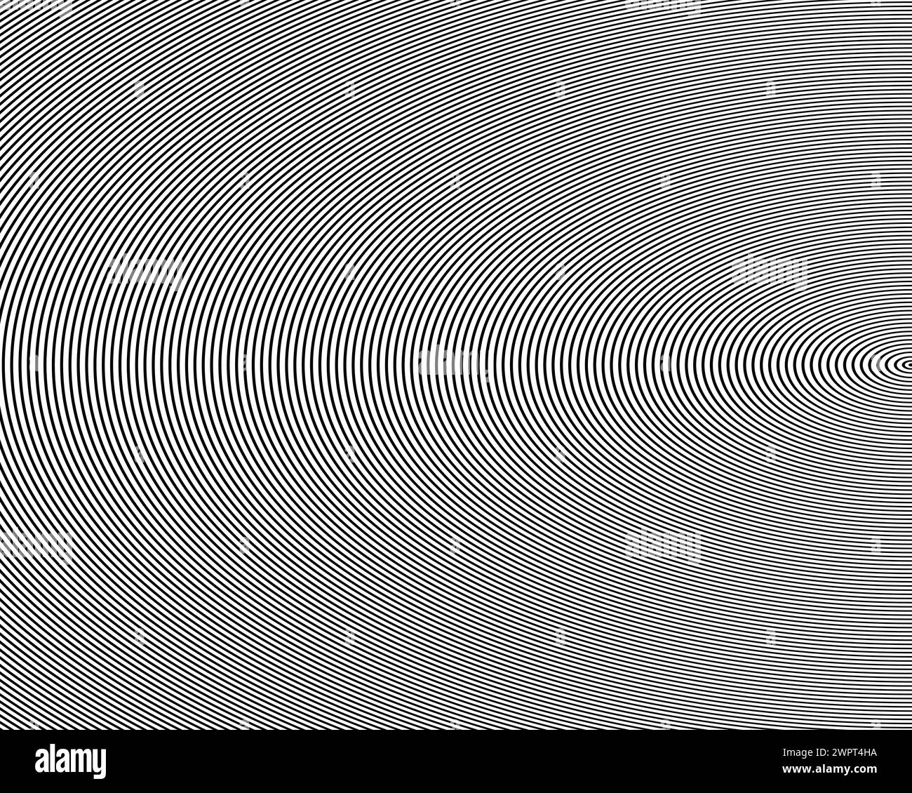 Concentric circle diagonal lines, oblique, monochrome stripe lines ...