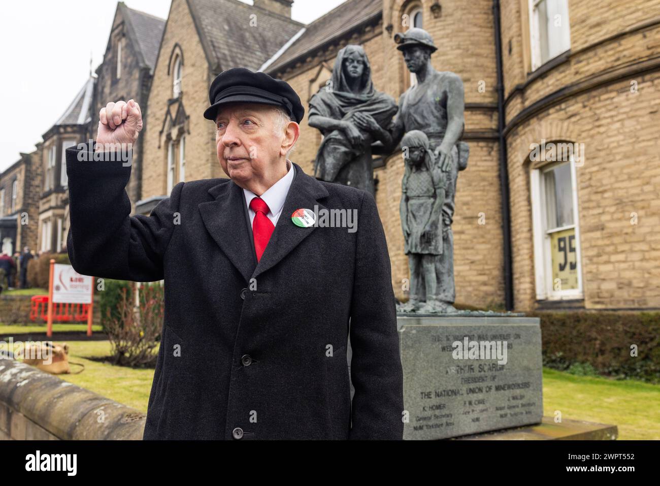 Barnsley, UK. 09 MAR, 2024. Arthur Scargill, British trade unionist and ...