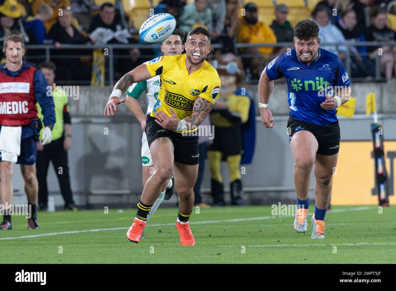 Sky Stadium, Wellington, New Zealand. 9th Mar, 2024. Wellington ...