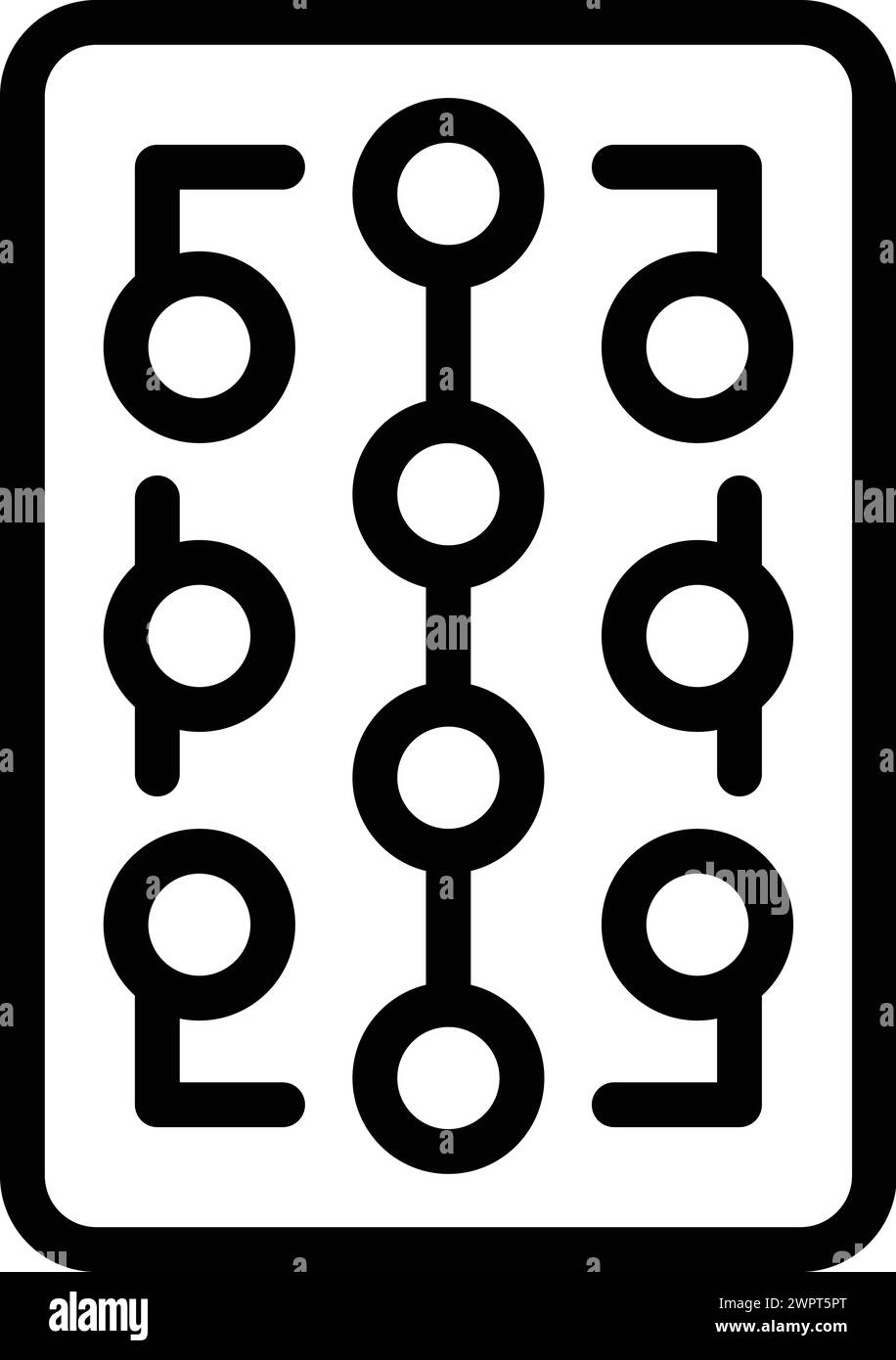 Contraception healthcare medication icon outline vector. Monthly birth ...