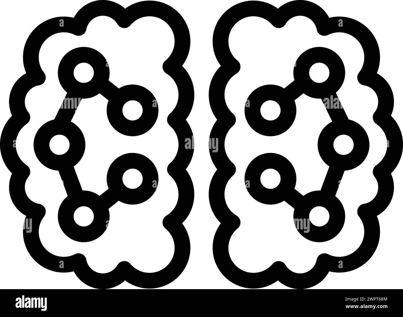 Brainstorm Exploration Icon Outline Vector Searching Cognitive