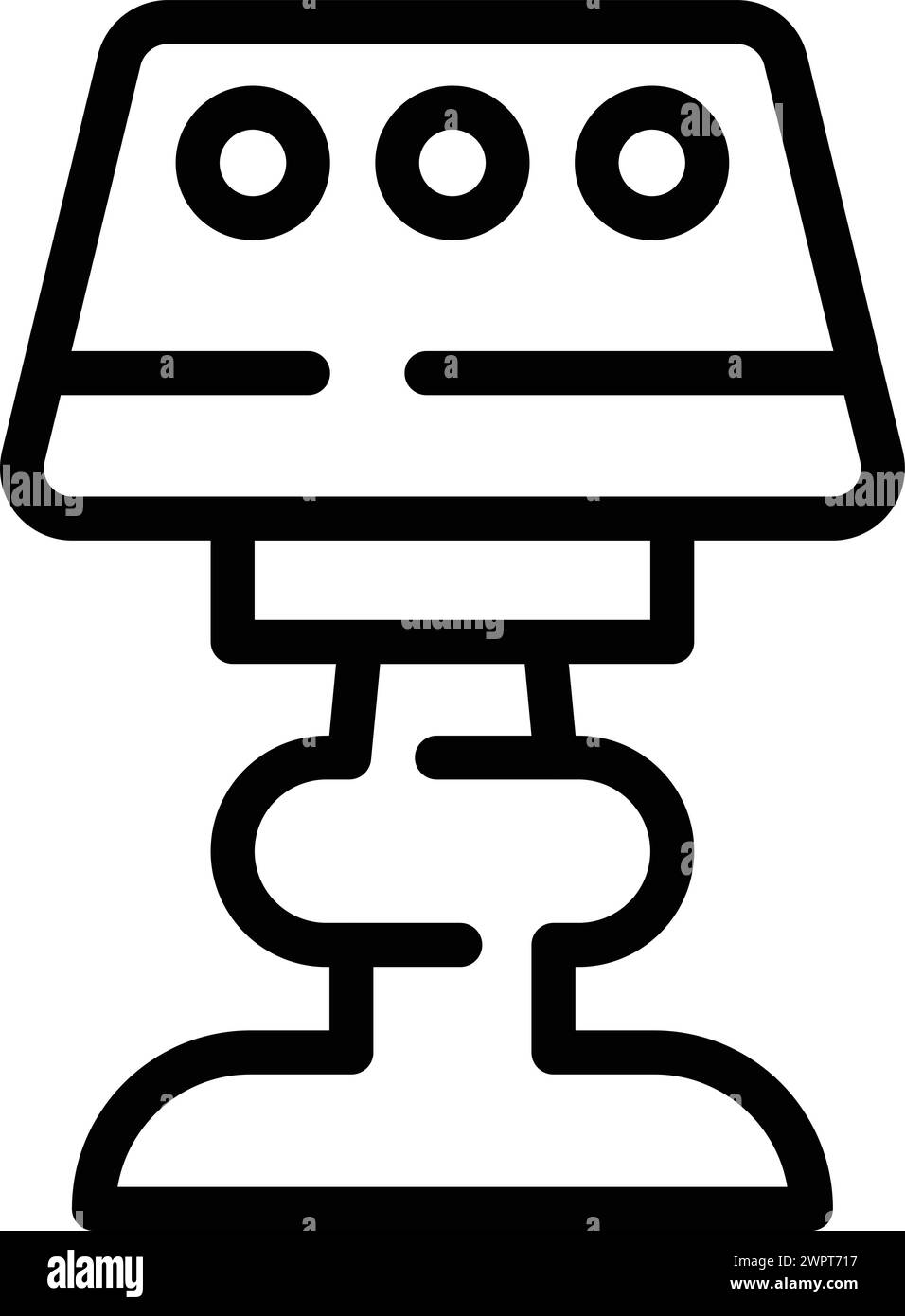 Sleep aid nightlight icon outline vector. Cozy ambiance lantern. Glow ...