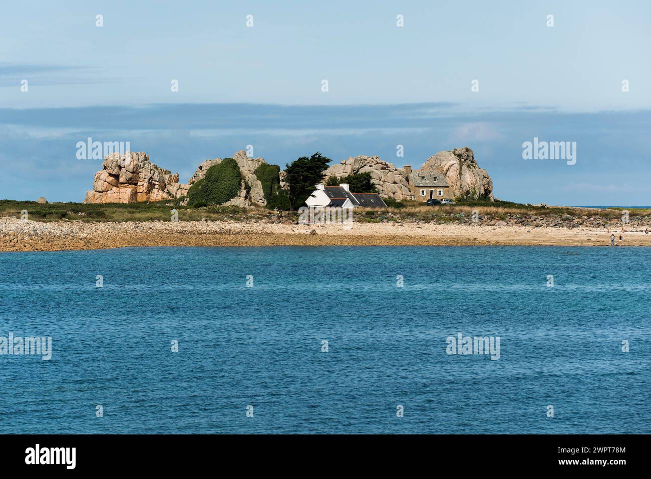 House between rocks, Castel Meur, La Gouffre, Plougrescant, Cote de ...