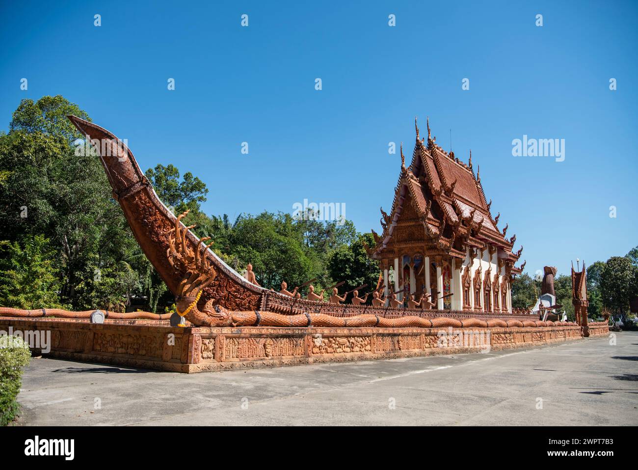 the Ship Temple of Wat Sa Prasan Suk in the city centre of Udon ...