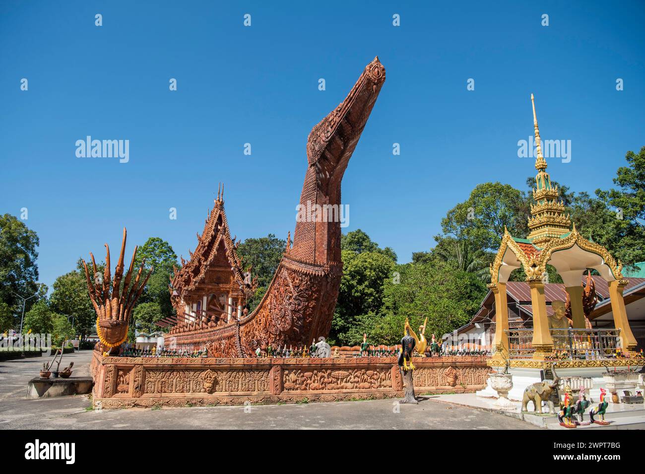 the Ship Temple of Wat Sa Prasan Suk in the city centre of Udon ...