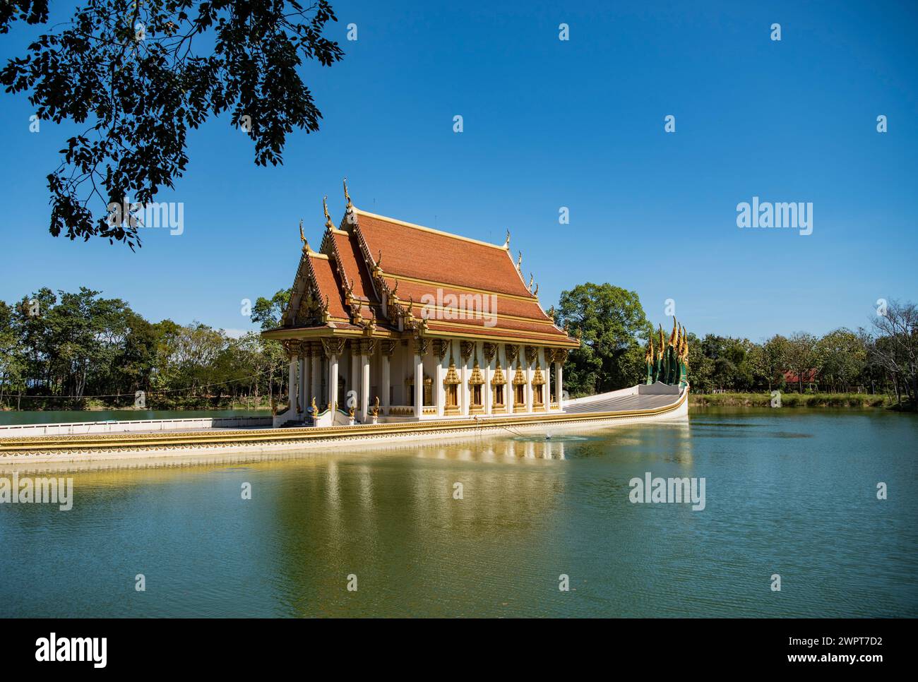 the Ship Temple of Wat Sa Prasan Suk in the city centre of Udon ...