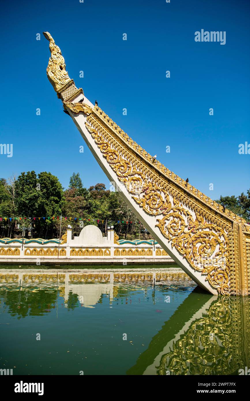 the Ship Temple of Wat Sa Prasan Suk in the city centre of Udon ...