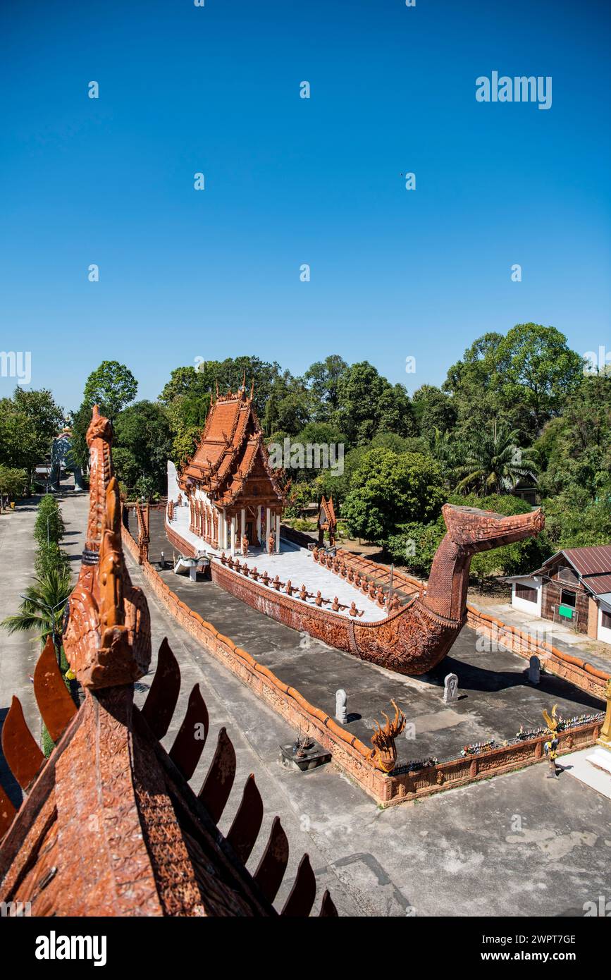 the Ship Temple of Wat Sa Prasan Suk in the city centre of Udon ...