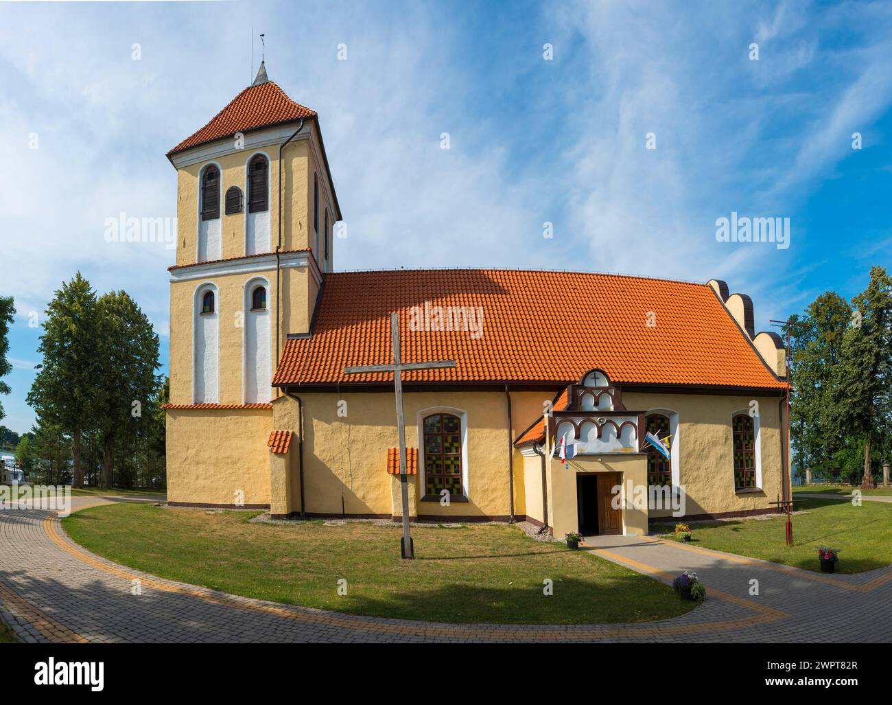 Church of St. Andrzej Bobola in Rydzewo, religion, village church ...