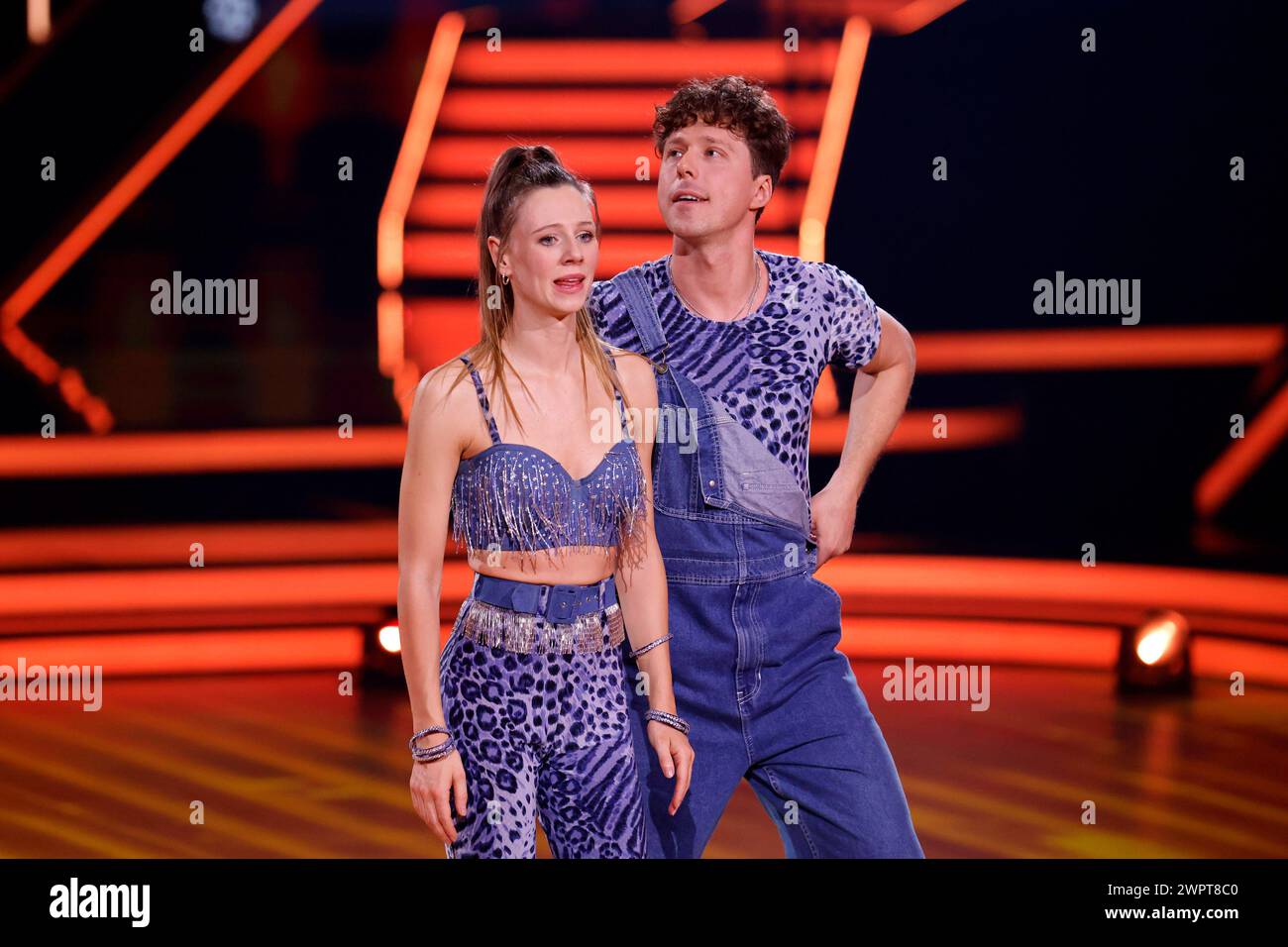 Influencerin Ann-Kathrin Bendixen und Tänzerin Valentin Lusin in der ...