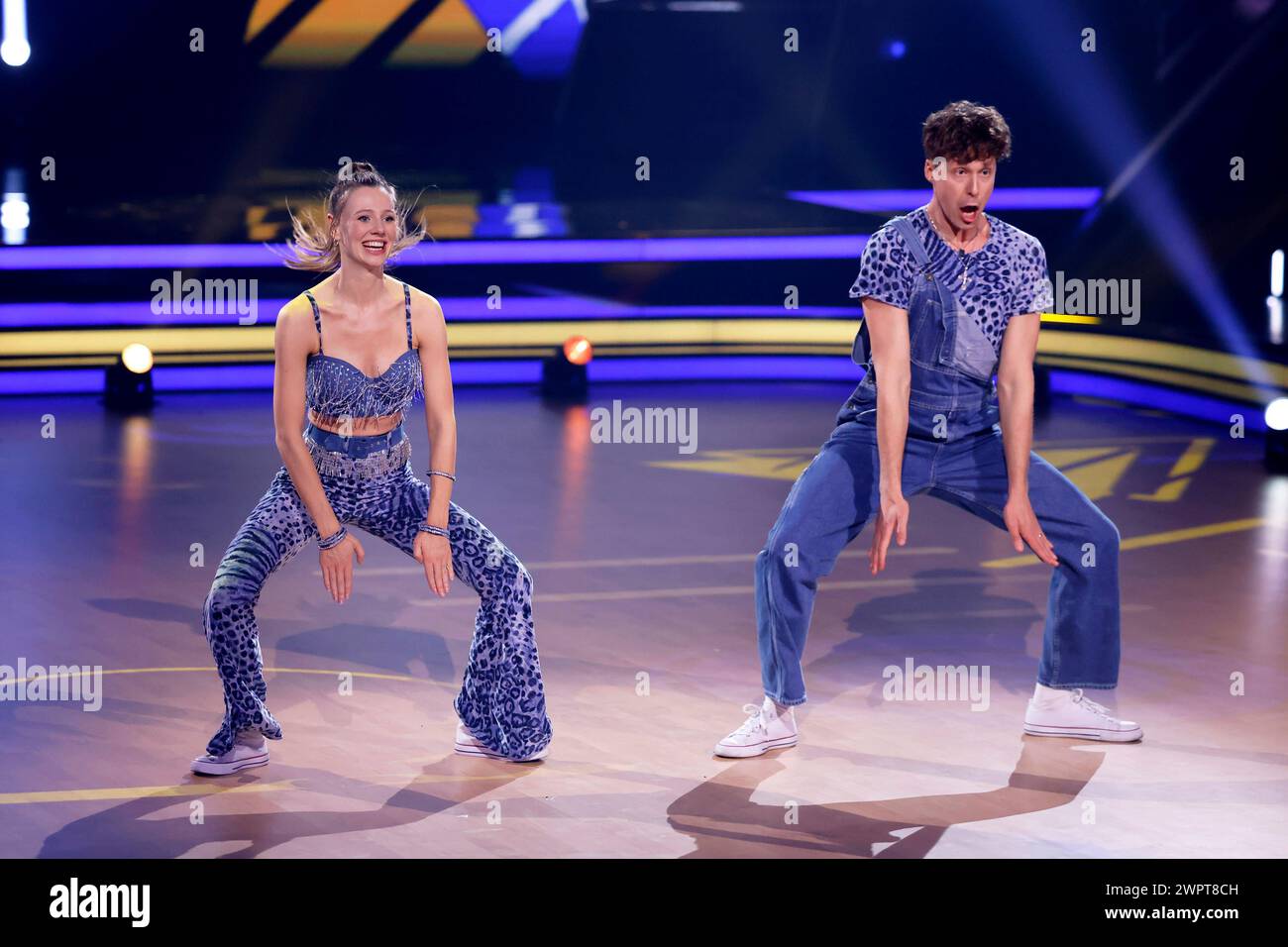 Influencerin Ann-Kathrin Bendixen und Tänzerin Valentin Lusin in der ...