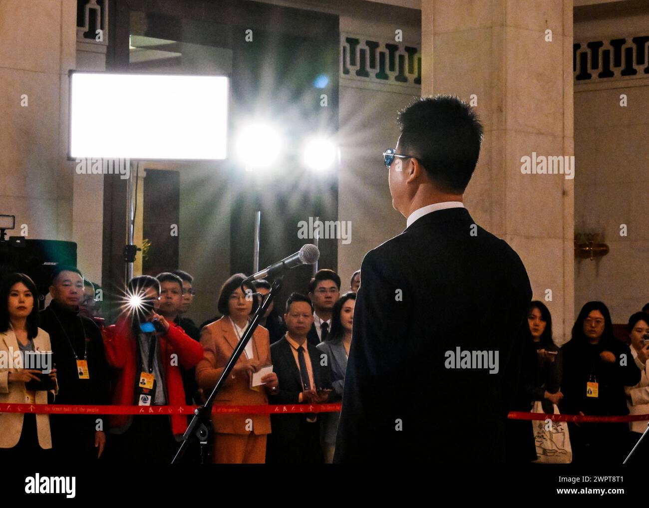 (240309) -- BEIJING, March 9, 2024 (Xinhua) -- Wang Yongcheng, a deputy to the 14th National ...