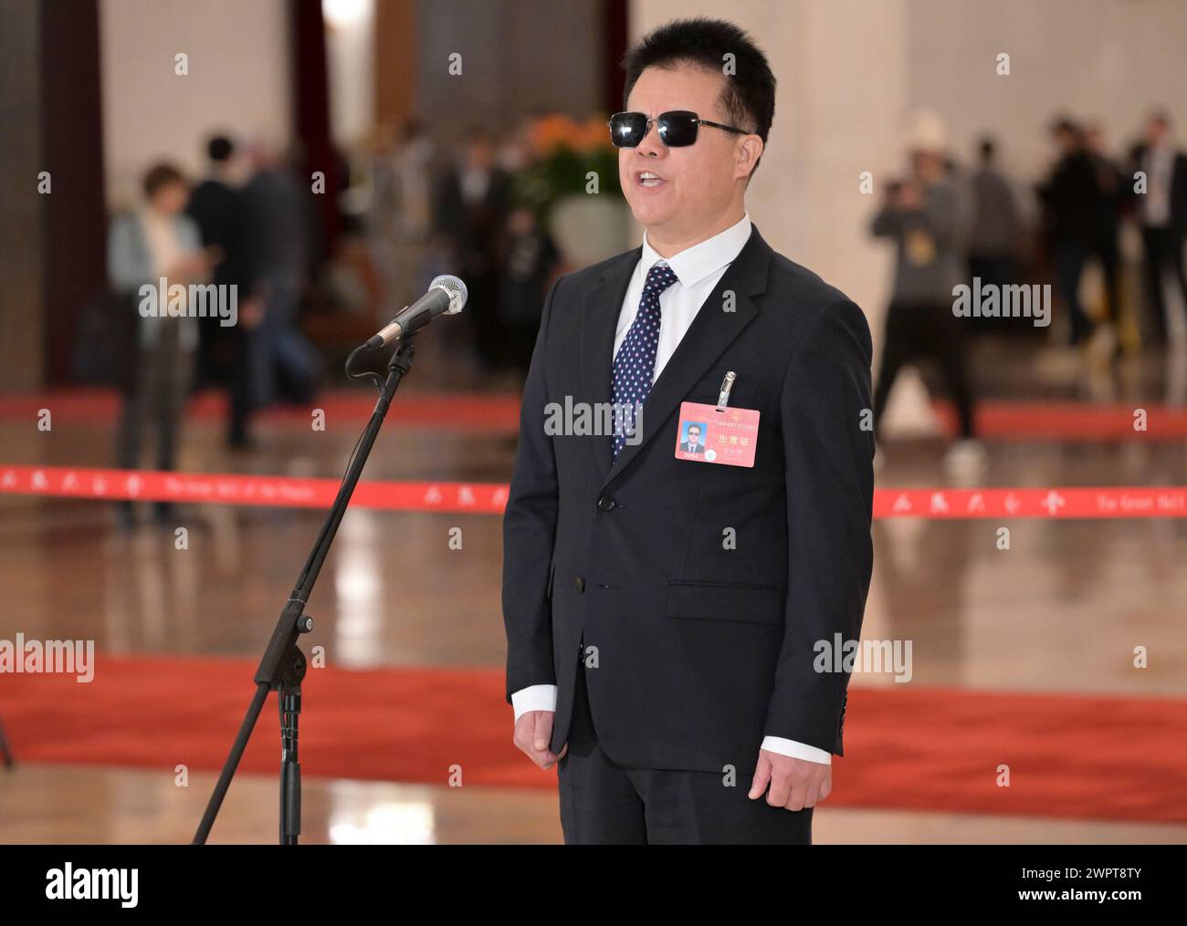(240309) -- BEIJING, March 9, 2024 (Xinhua) -- Wang Yongcheng, a deputy ...