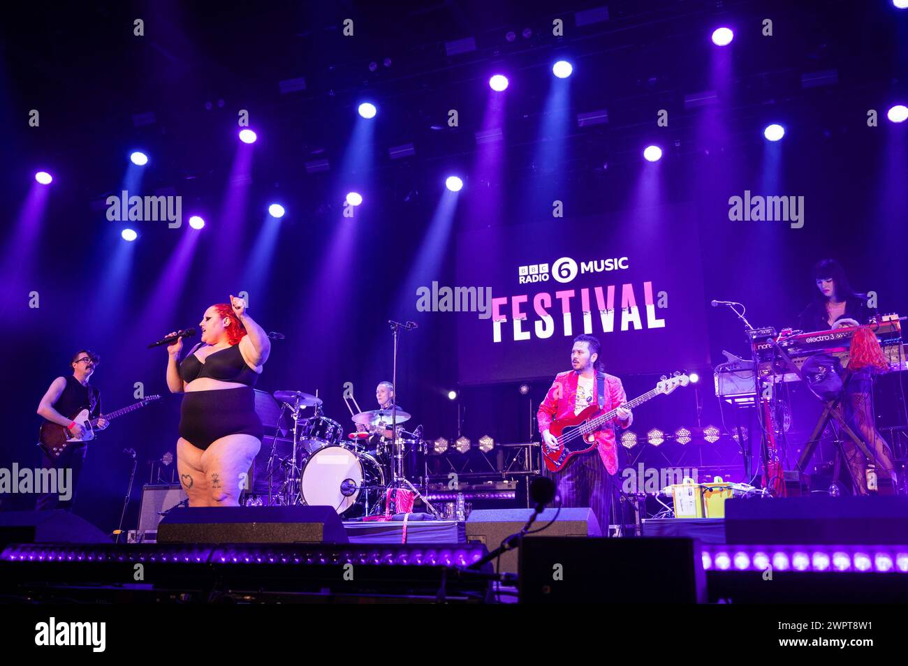Manchester, UK. 08th March 2024. Beth Ditto performs at the Manchester ...